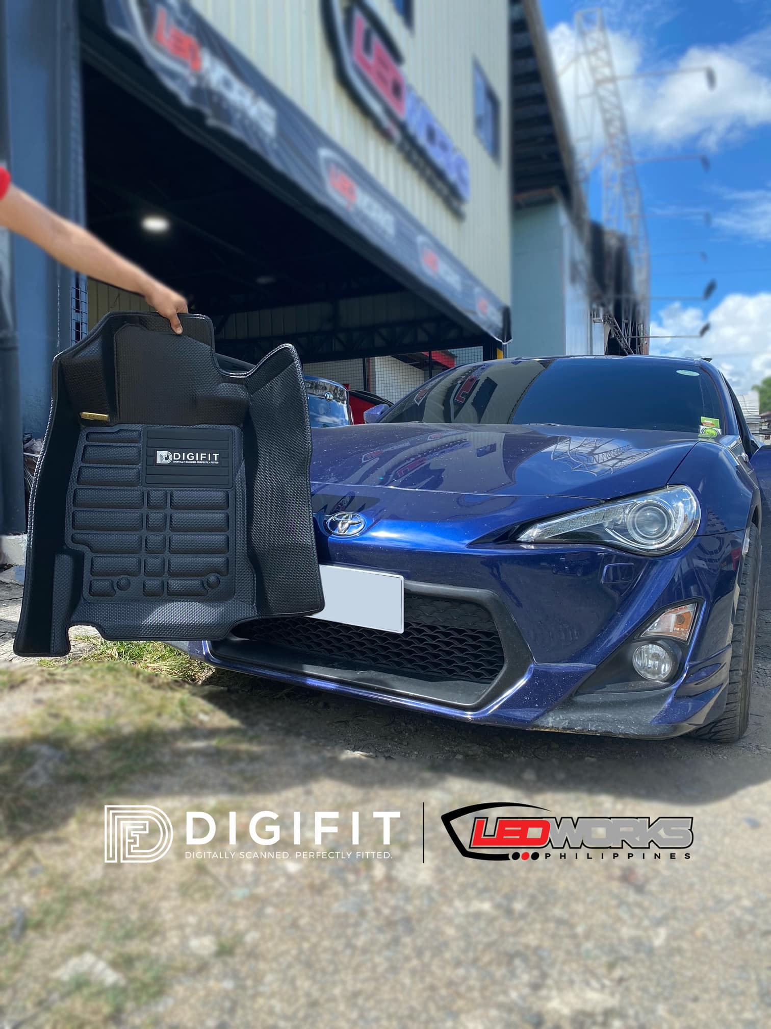 Toyota 86 2013-2020 DIGIFIT Premium Mat | Ledworks Philippines