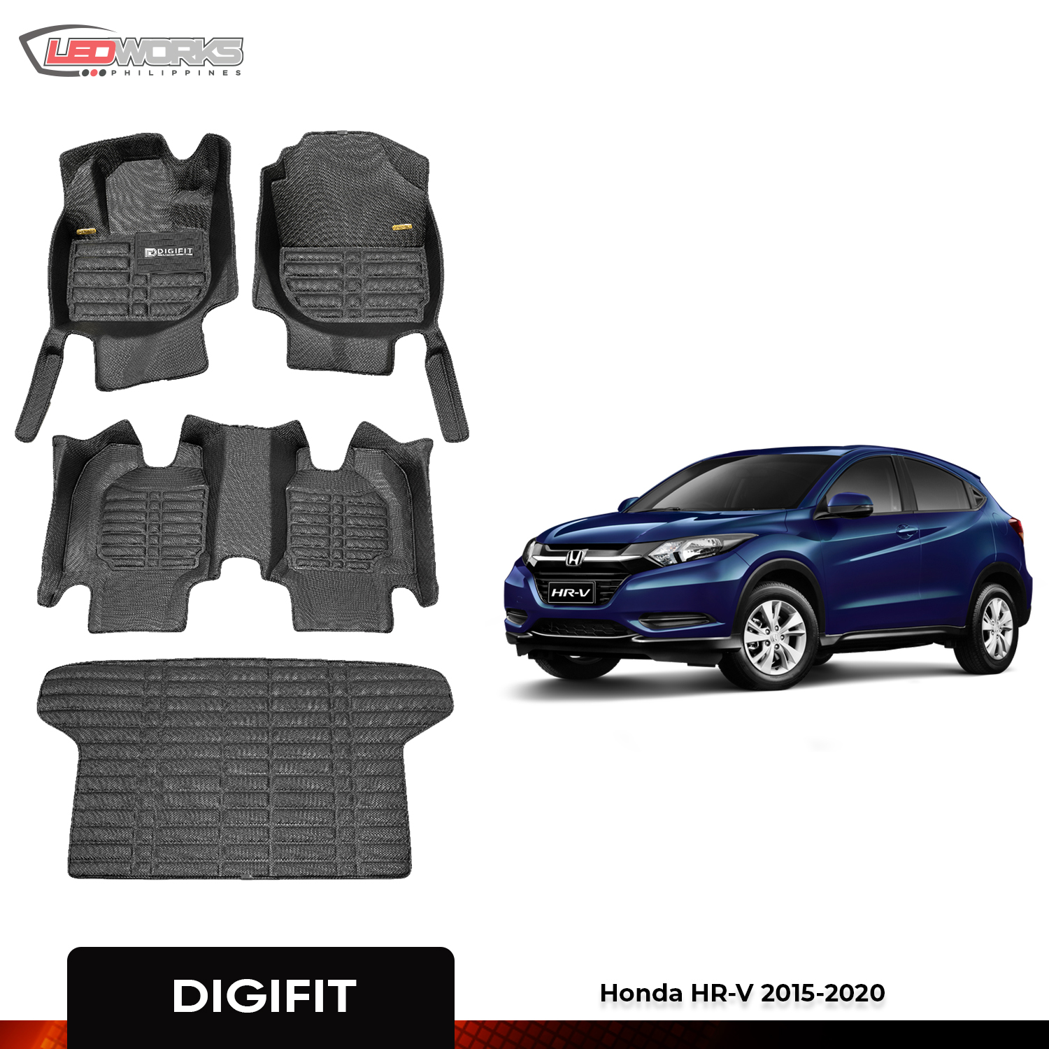 Honda HRV 2015-2020 DIGIFIT Premium Mat | Ledworks Philippines