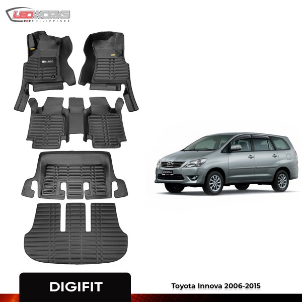 Toyota Innova 2006-2015 DIGIFIT Premium Mat | Ledworks Philippines