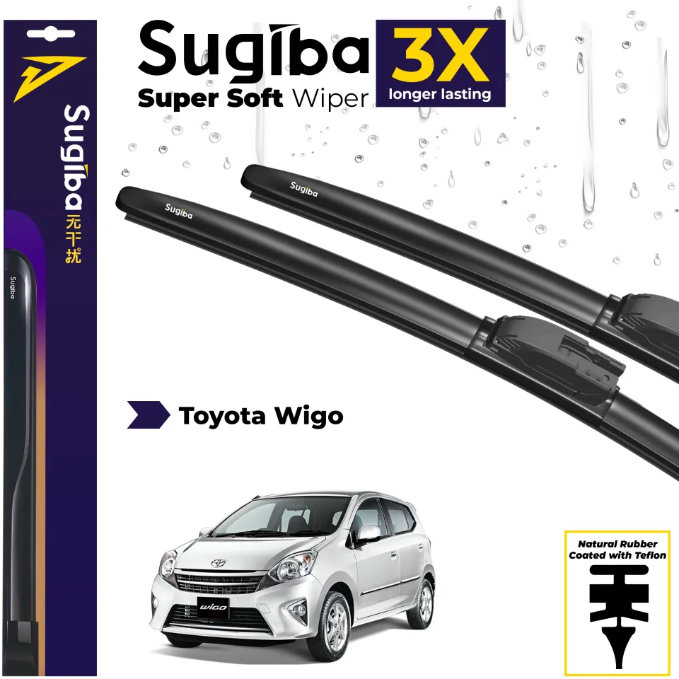 Sugiba Wiper Beam Blade for Toyota Wigo 2014-2021 | Ledworks Philippines