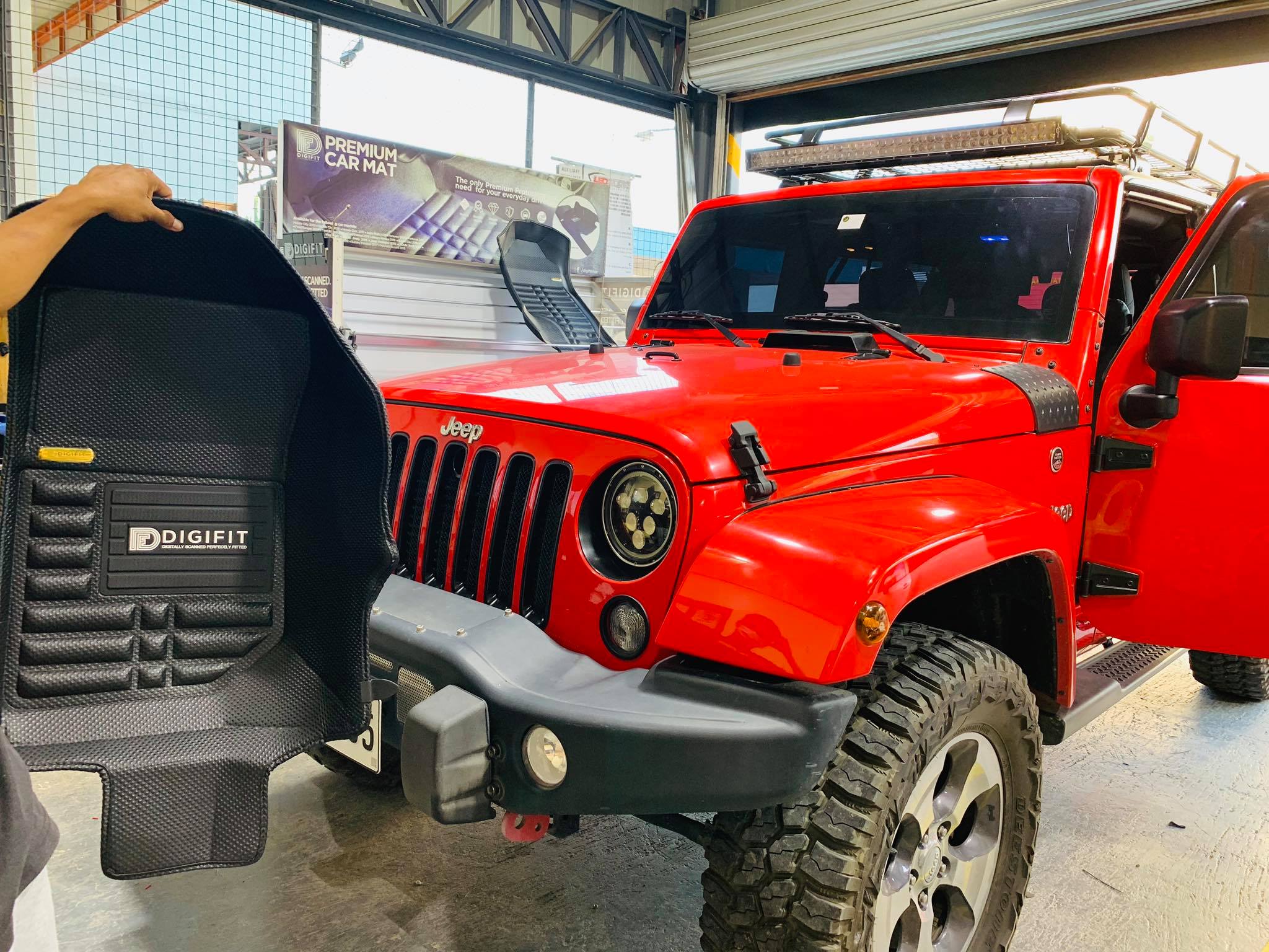 Jeep Wrangler 2016-2020 DIGIFIT Premium Mat | Ledworks Philippines