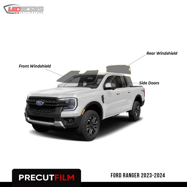 Ford Ranger 2023-2024 CoolFilms Pre-Cut Nano-Ceramic Tint | Ledworks ...